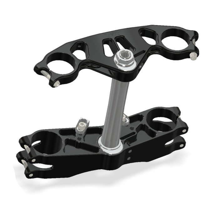 Yamaha R1 2007-2014, Attack Performance Triple Clamp Kit - GP (Black ...