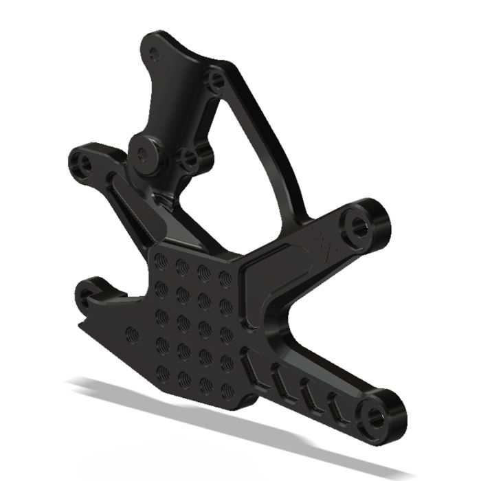 Yamaha R1, 2015+, Attack Performance Rearset - Main Bracket - Black (R ...