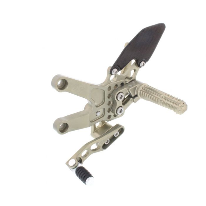 BMW S1000RR, 2010+, Attack Performance Rearset Kit (Aero Hard ...