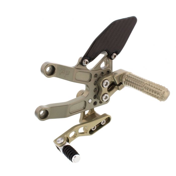 Triumph Daytona 675, 2013+, Attack Performance Rearset Kit (Aero Hard ...