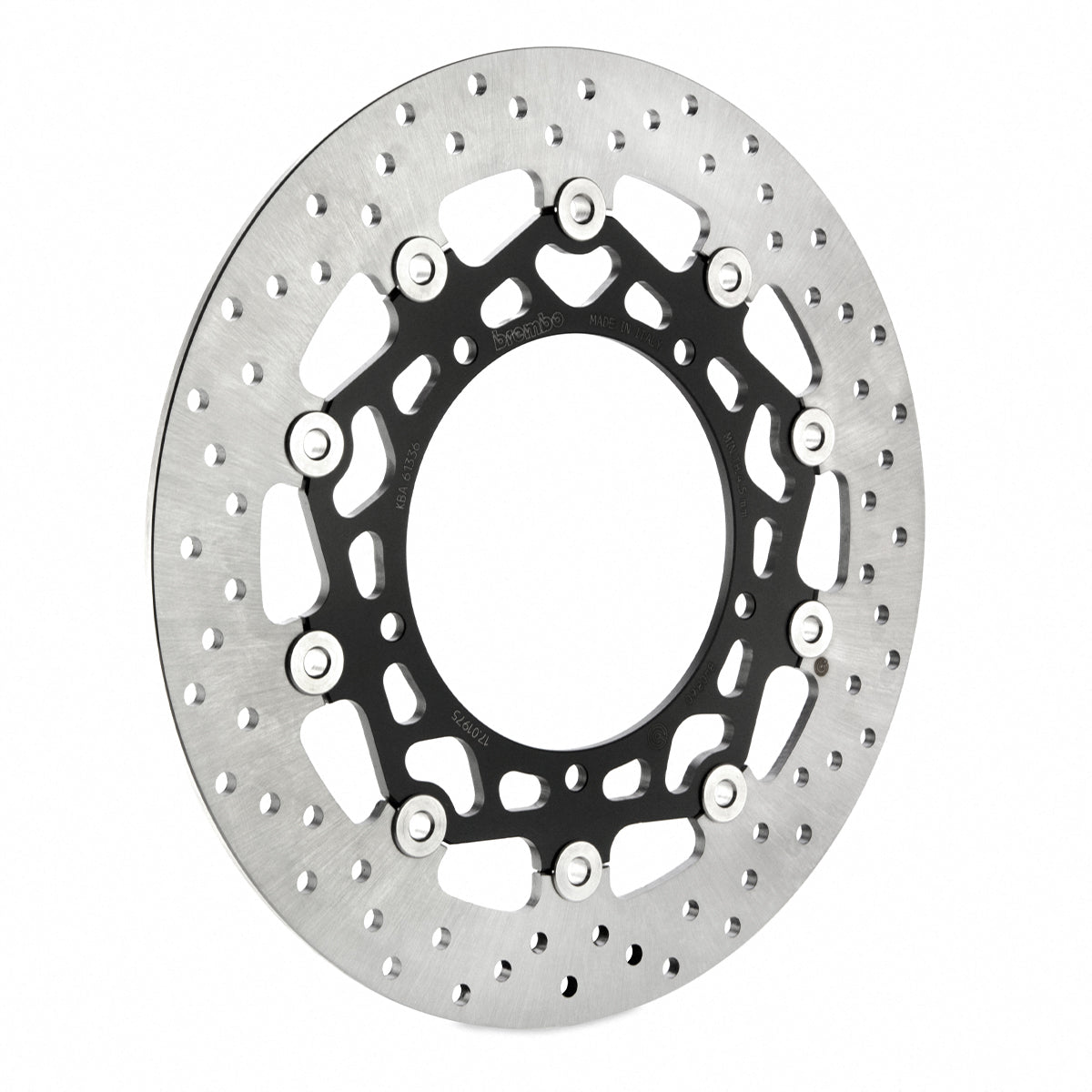 Yamaha R6 2005 - 2016, Brembo Serie Oro Brake Rotor (Floating Front Di ...