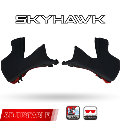 Skyhawk Cheek Pads – Superbike Supply