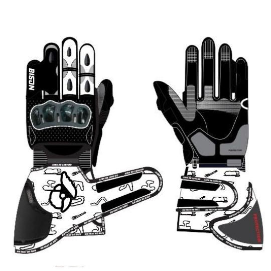 Bison Thor.1 Motorcycle Racing Gloves, Roots Edition – Superbike Supply