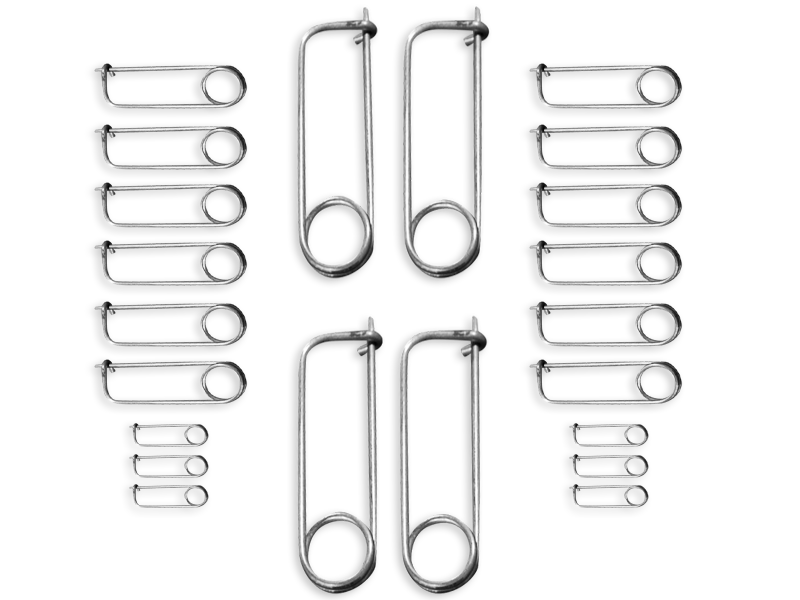 Superbike Supply Safety Wire Clip - Assorted Pack (24)